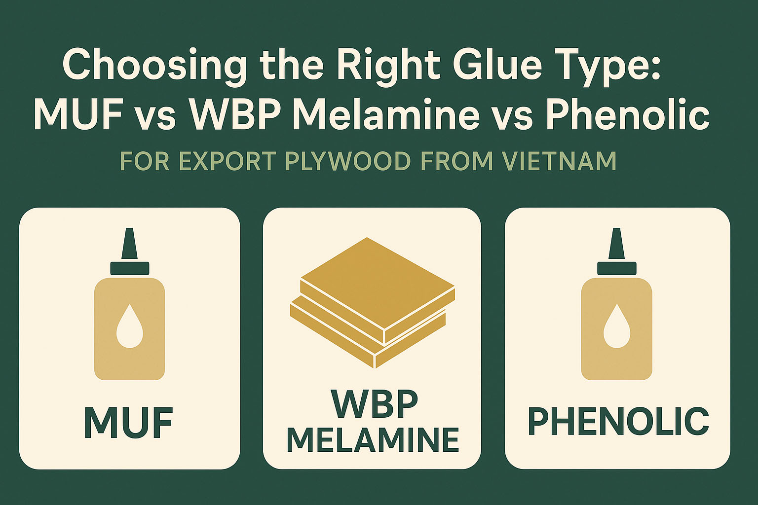 Choosing the Right Glue Type: MUF vs WBP Melamine vs Phenolic for ...
