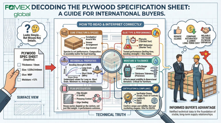 How to Read a Plywood Specification Sheet: Details Importers Often Miss ...